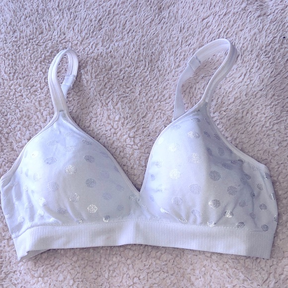 Hanes | Intimates & Sleepwear | Hanes Polka Dot Wireless Bra | Poshmark